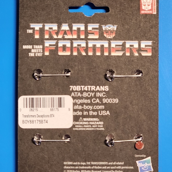 Ata-Boy | Other | Transformers Decepticons 4 Button Set Made By Ataboy ...